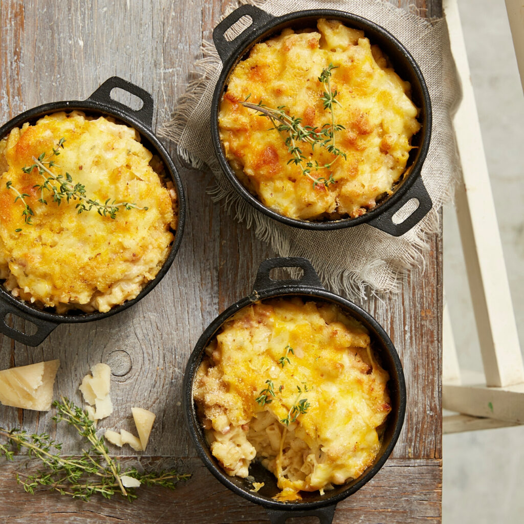 THREE CHEESE MACARONI